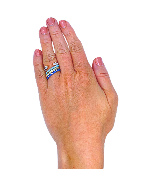 R203 ADP-Alpha Delta Pi 4 Stack Rings – Color Shout